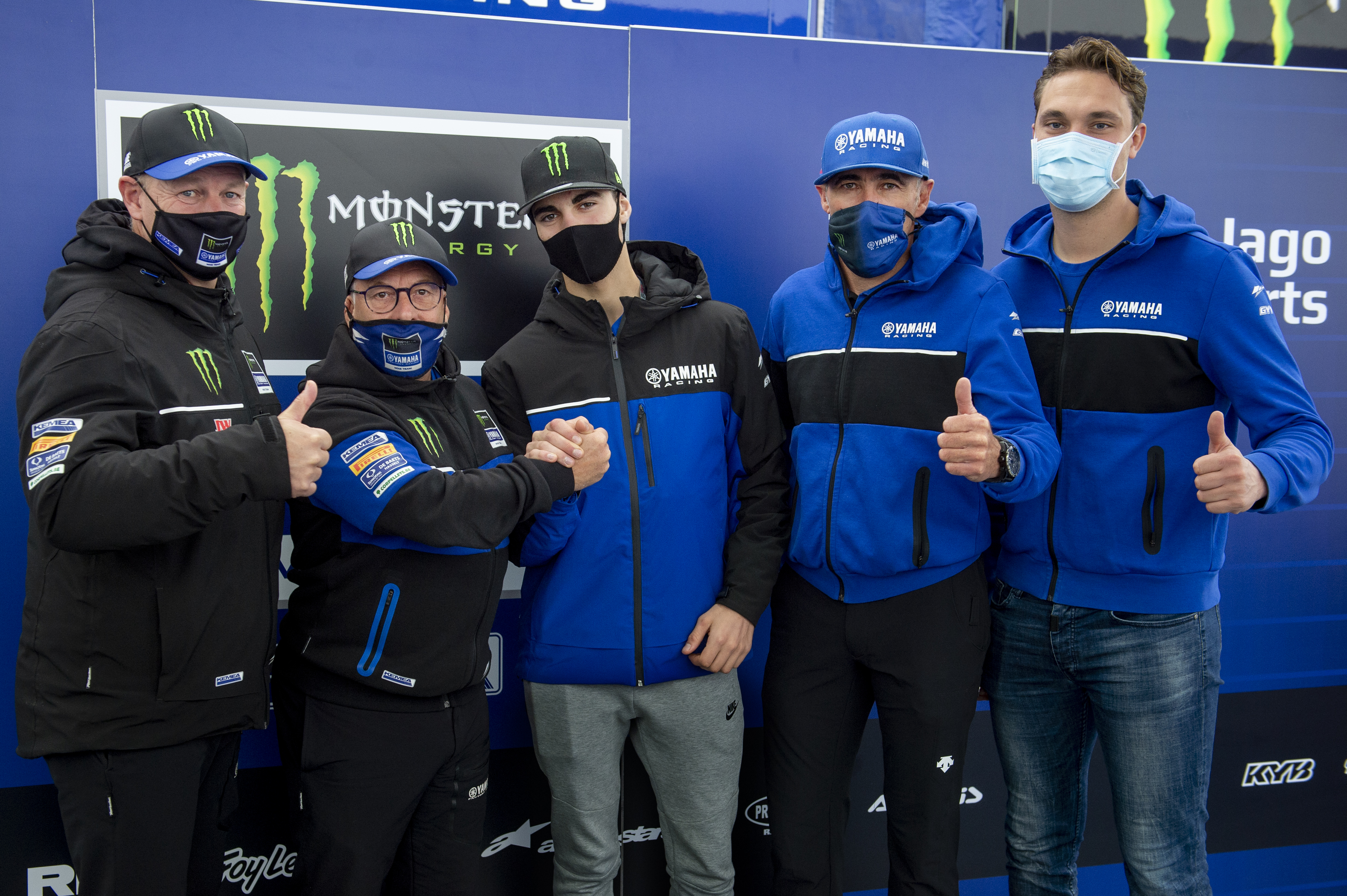 Monster Energy Yamaha Factory MX2 Team Celebrates Historic Double ...