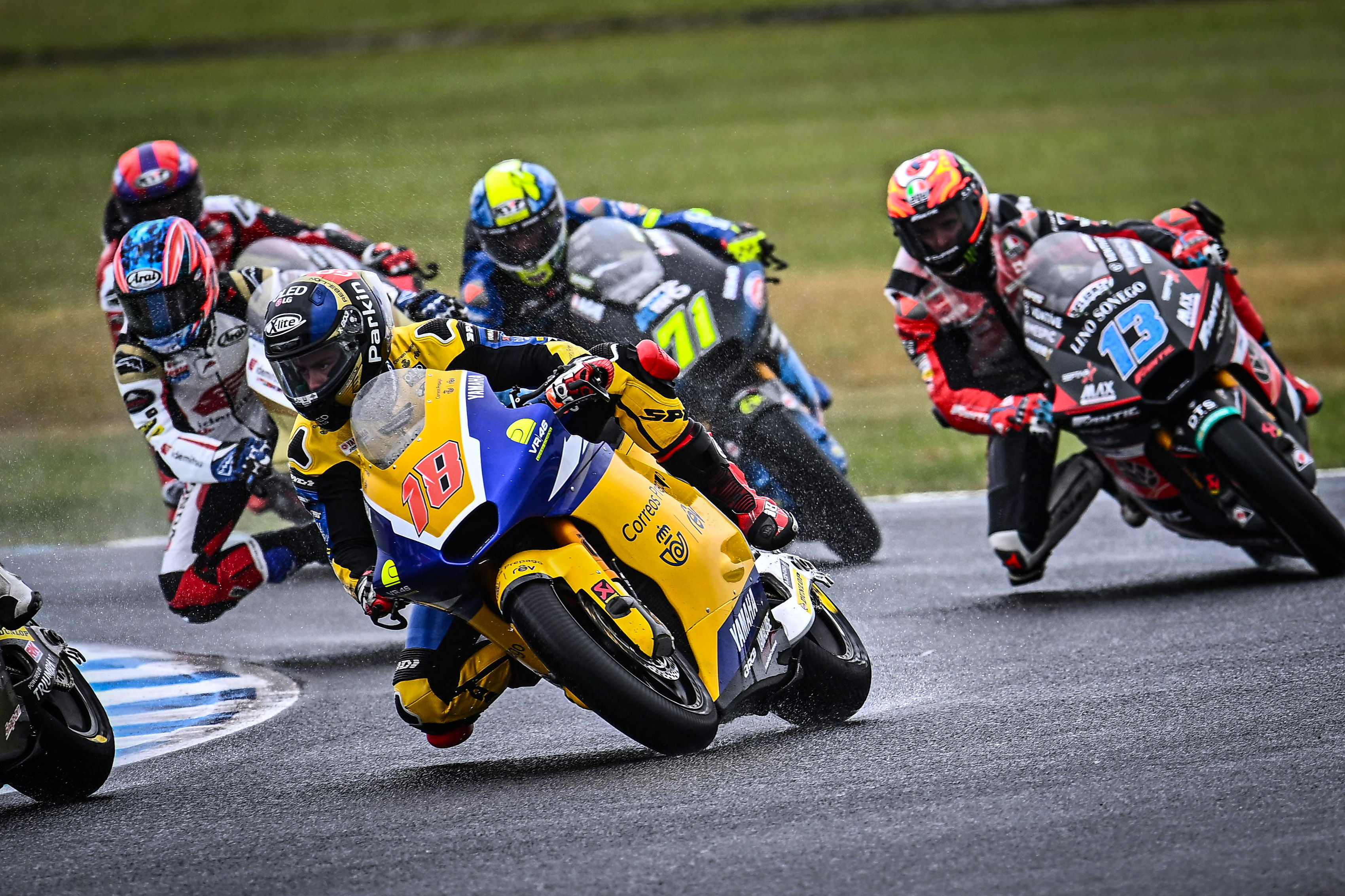Gonzalez and Nozane Negotiate Tricky Conditions in Australian GP Moto2 ...