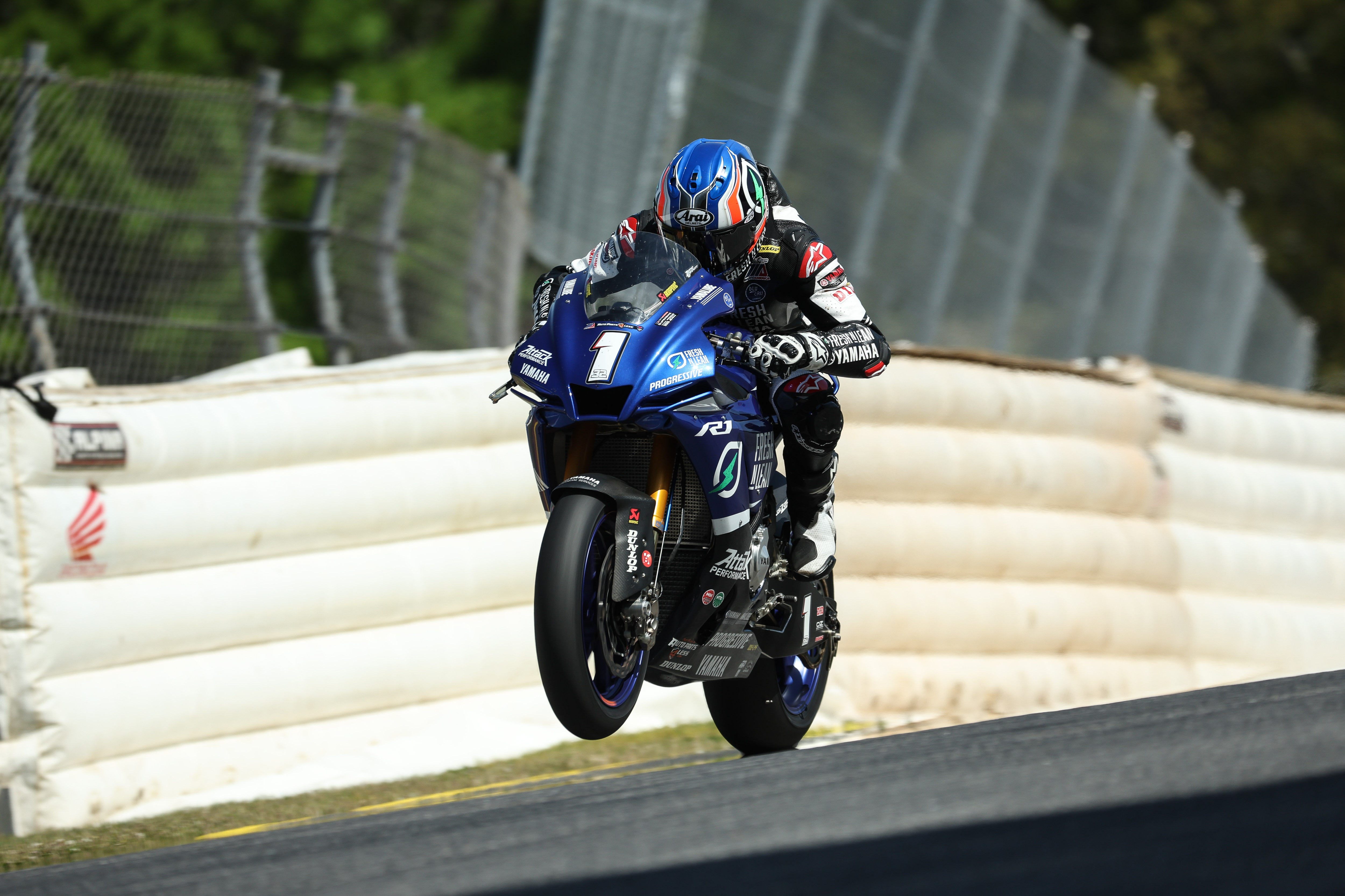Fresh N Lean Progressive Yamaha Racing Rebound with Spectacular 1-2 ...