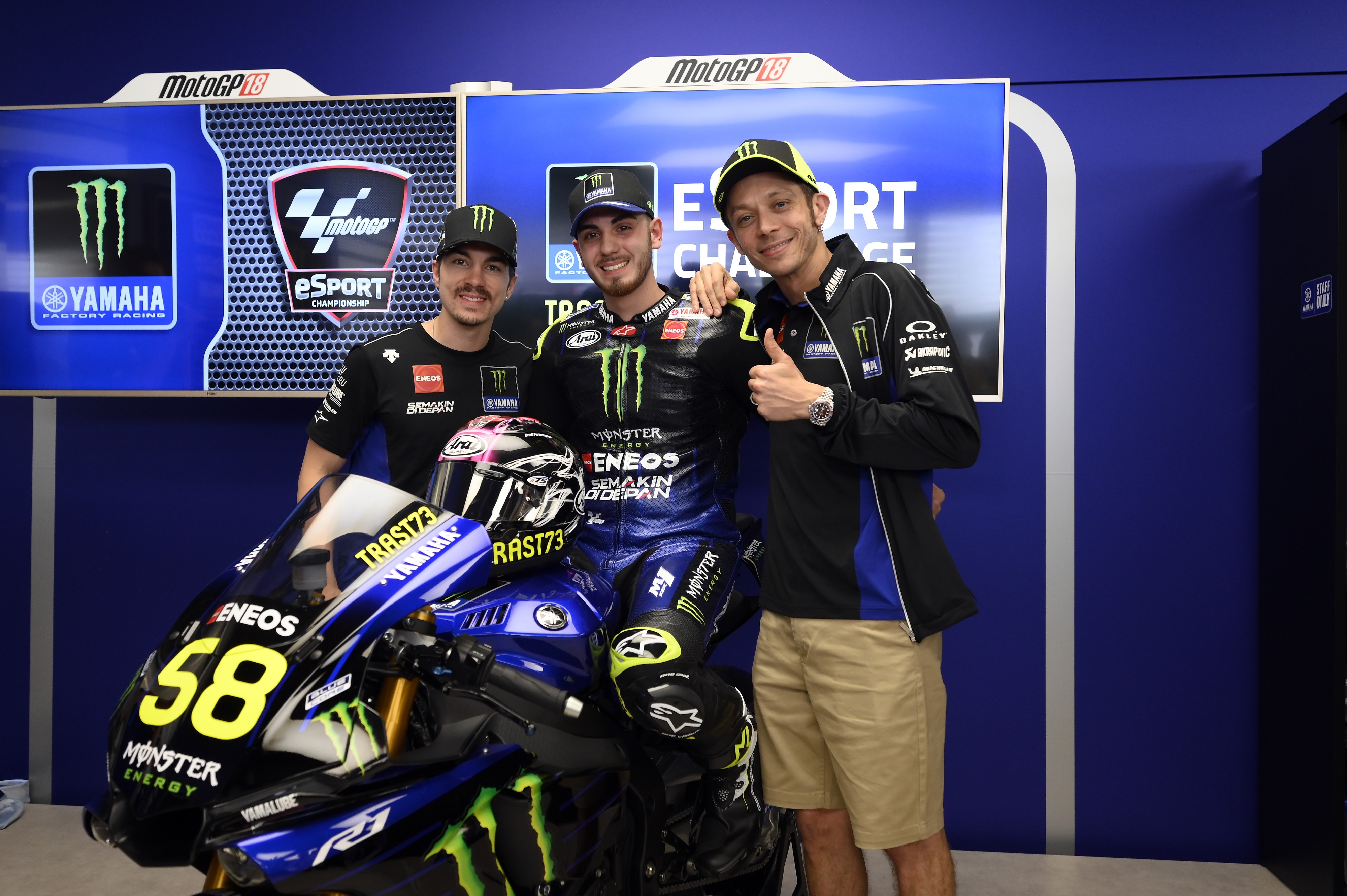 Monster Energy Yamaha MotoGP Team up with two-time eSport MotoGP World ...