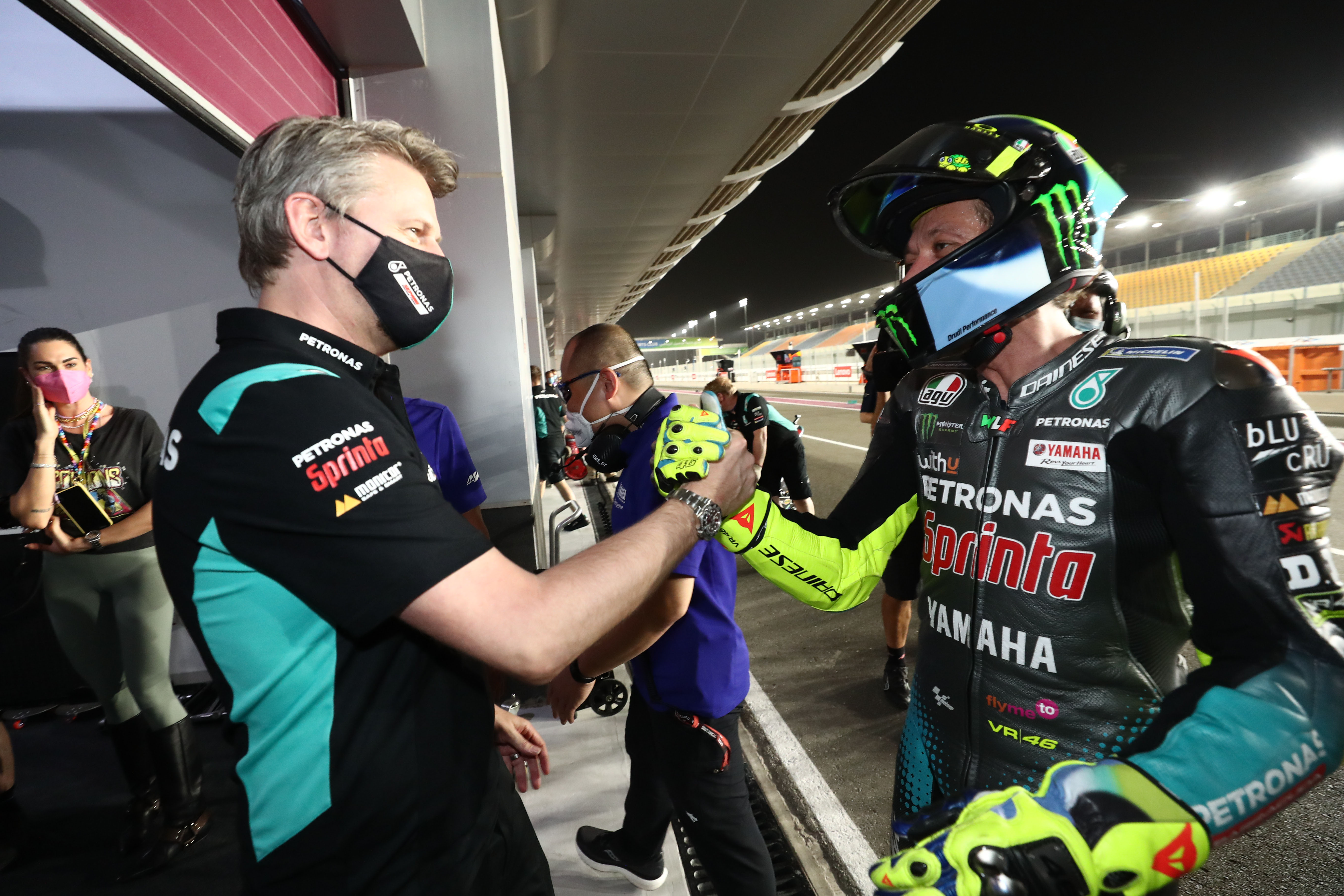 Second Row Start for Rossi on PETRONAS Yamaha SRT Debut | Yamaha Racing