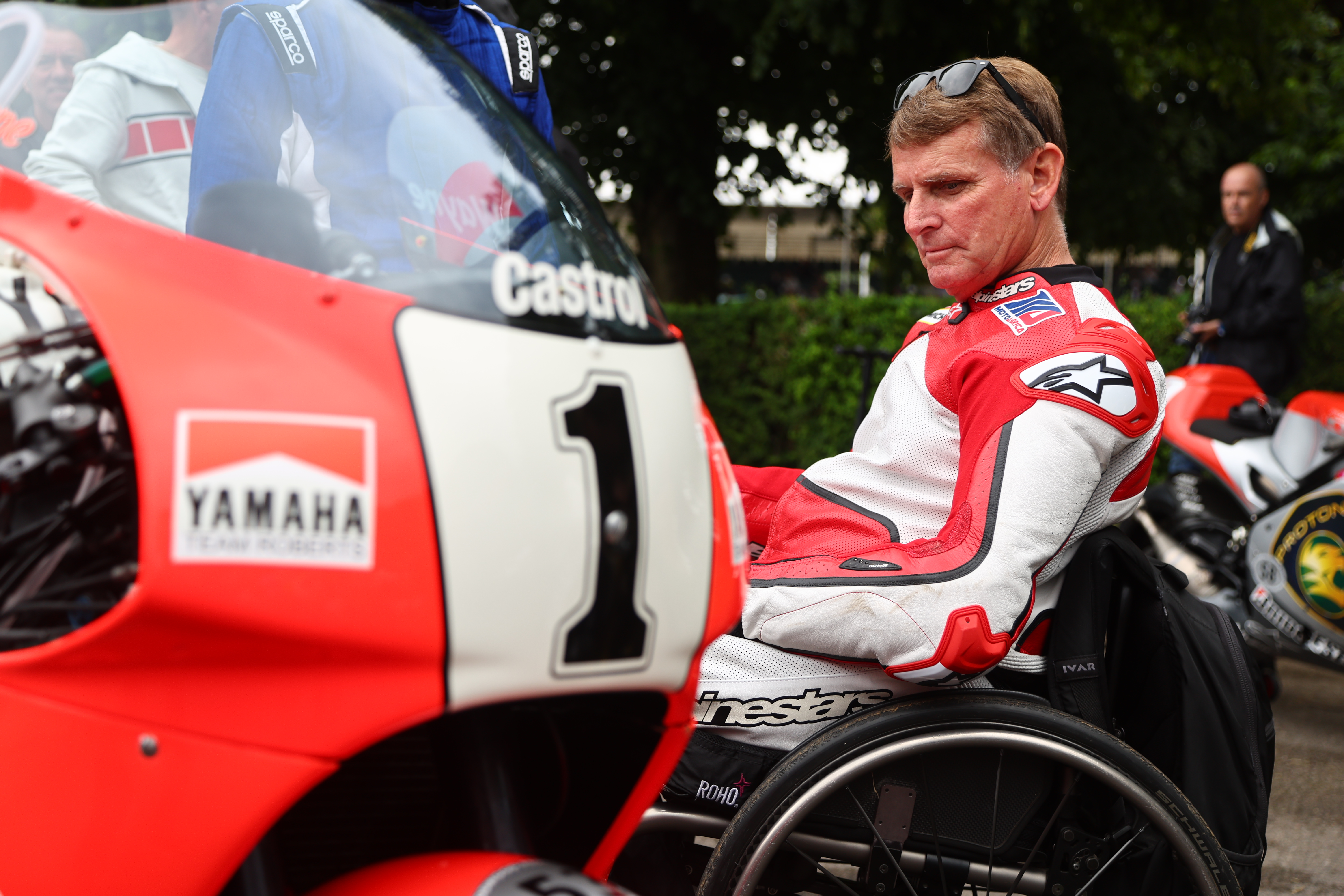 Wayne Rainey Returns to the Saddle of 1992 YZR500 at Goodwood Festival ...