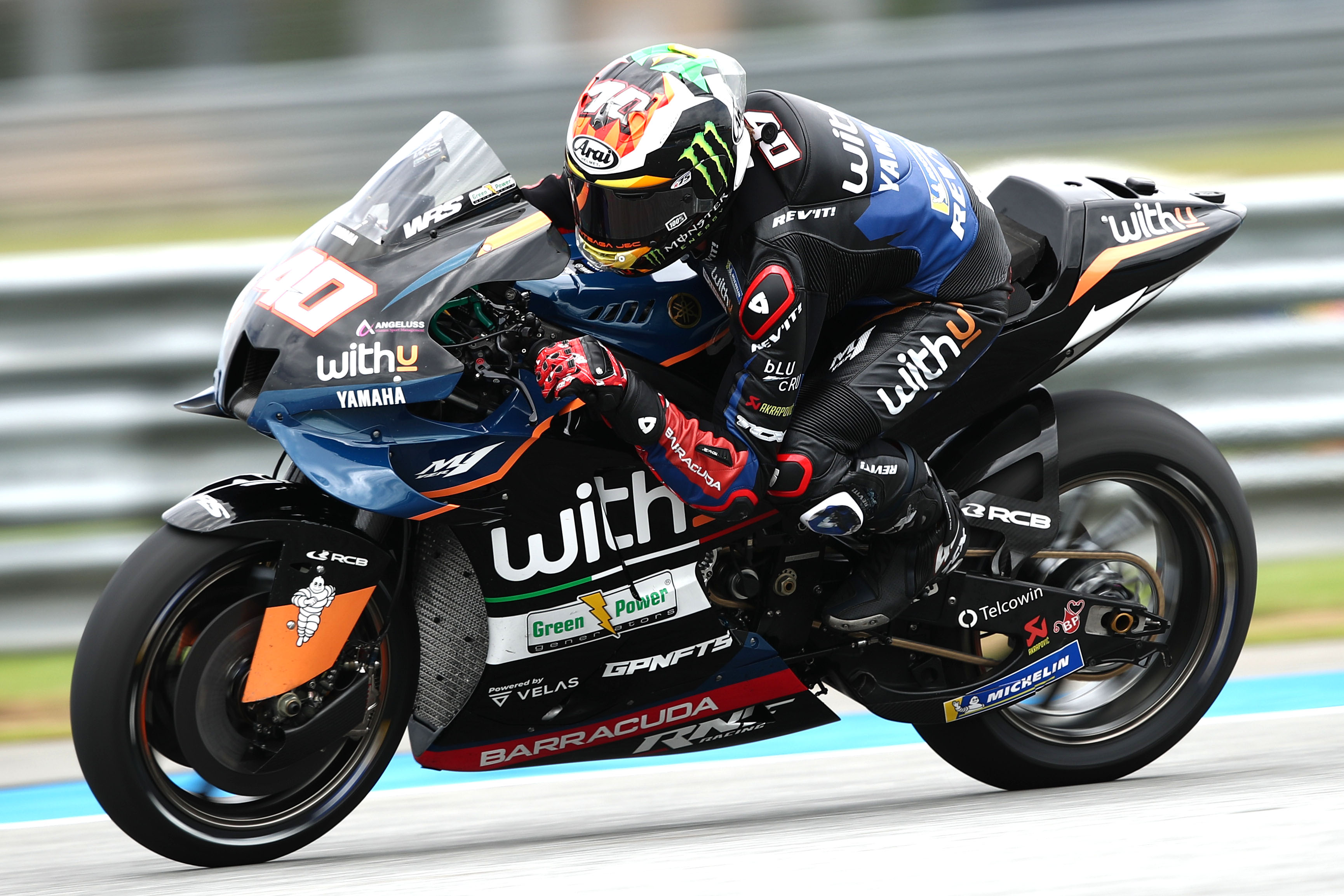 Tricky Opening Day for WithU Yamaha RNF MotoGP Team in Thailand ...