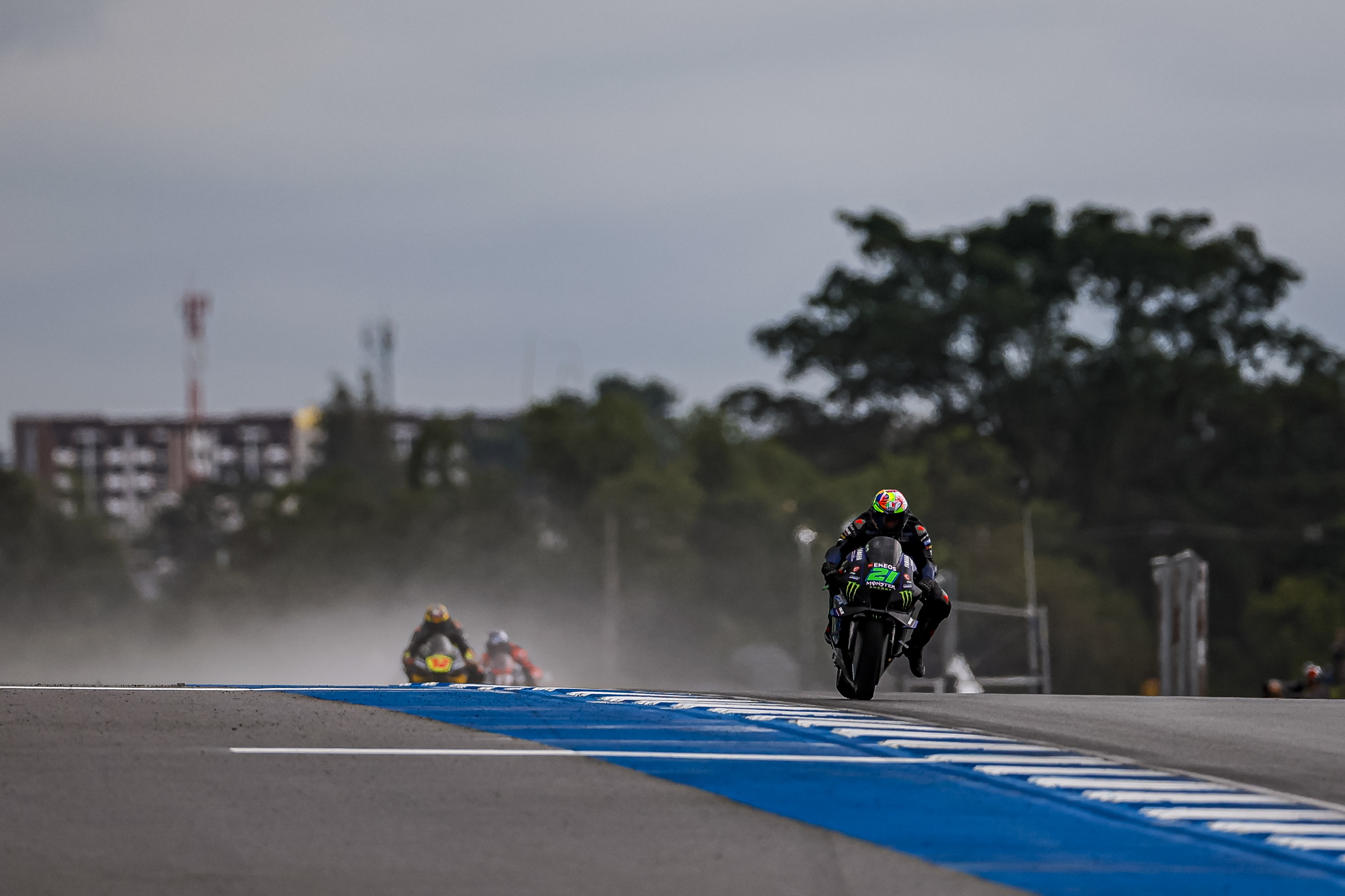 Monster Energy Yamaha MotoGP Wrestle with Wet Conditions in Thai GP ...