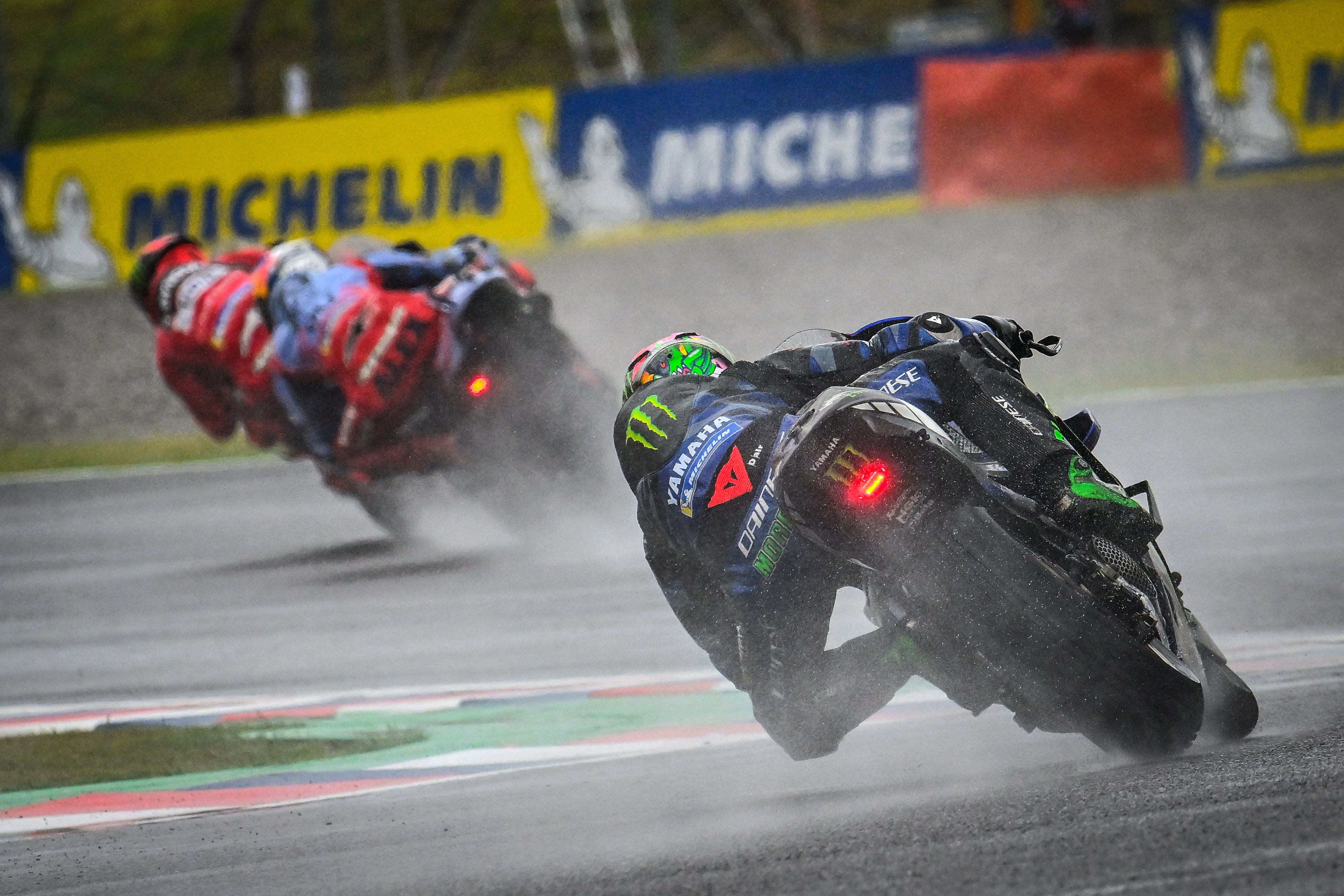 Heroic Performance by Monster Energy Yamaha MotoGP Riders in Wet ...