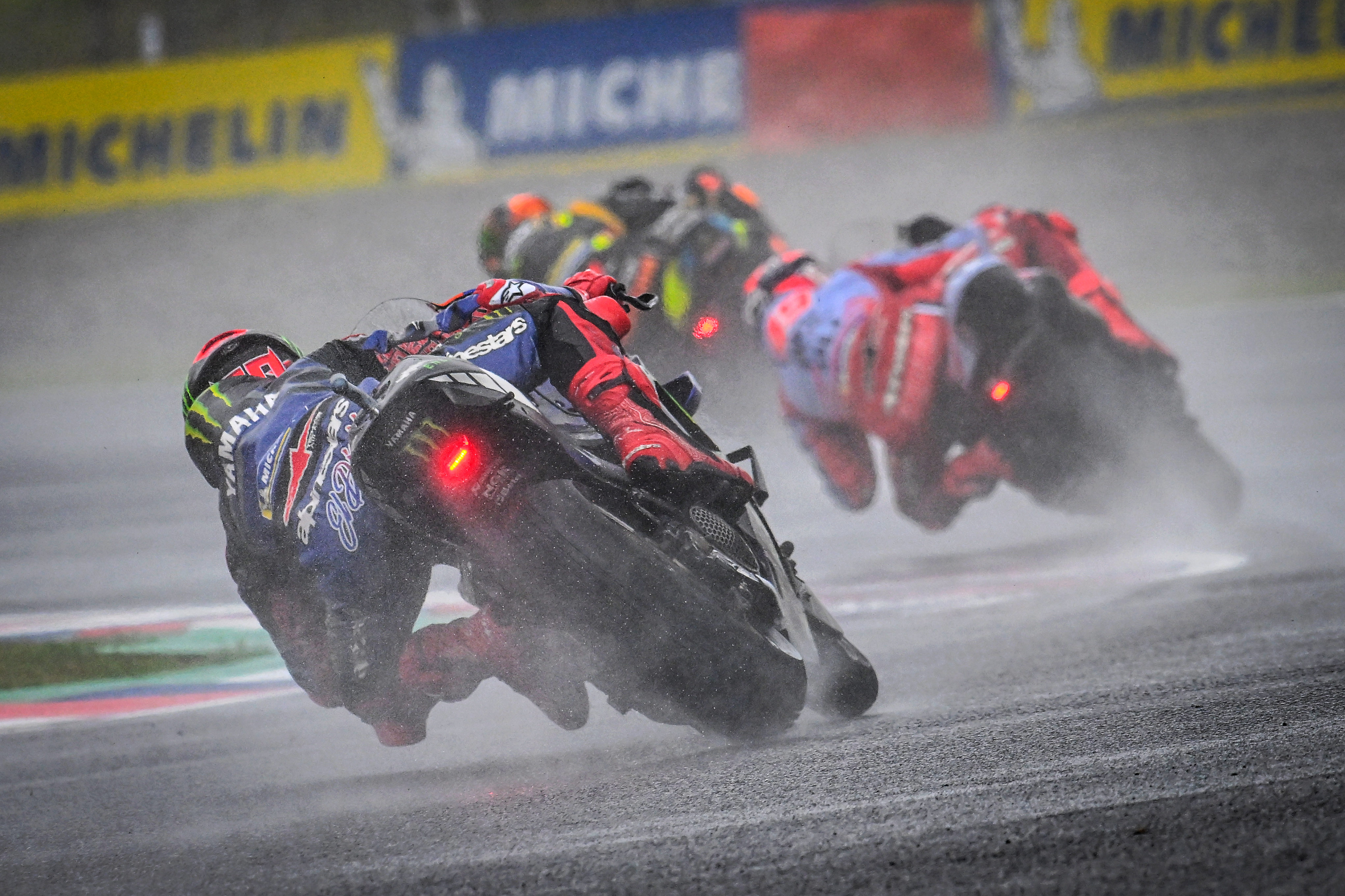 Heroic Performance by Monster Energy Yamaha MotoGP Riders in Wet ...