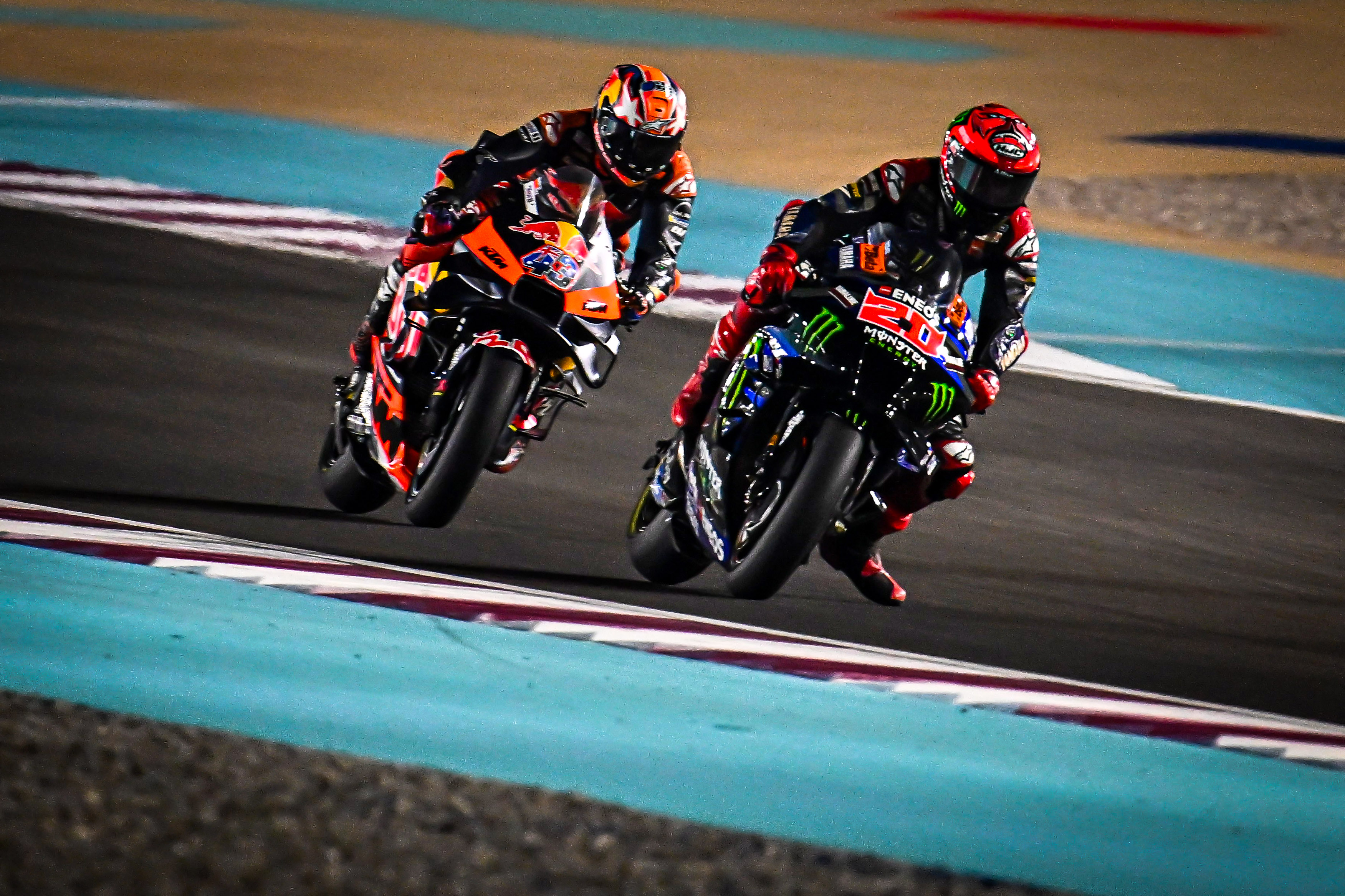 Quartararo Muscles His Way to Seventh Place in Qatar Race | Yamaha Racing