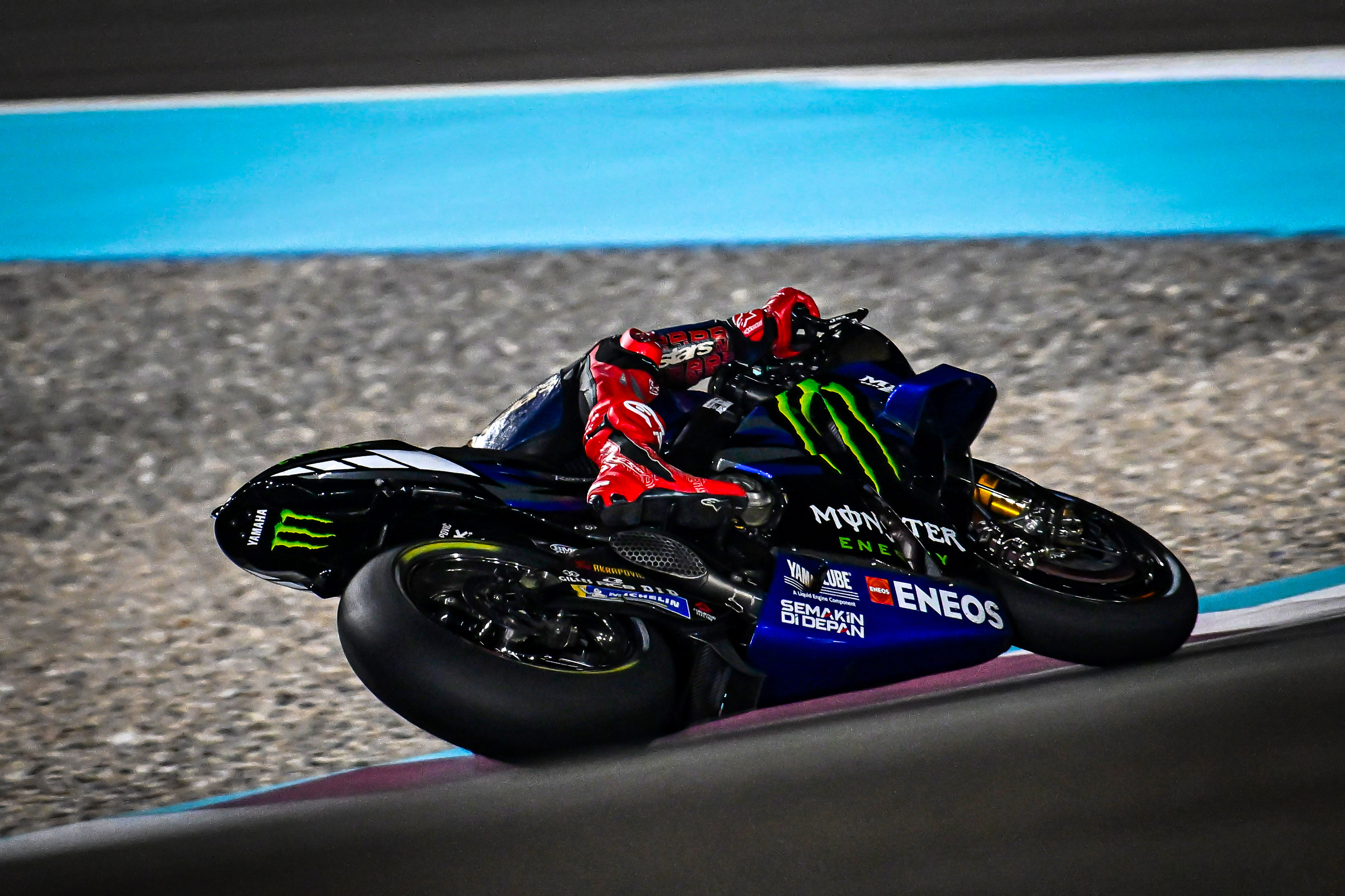 Quartararo Muscles His Way to Seventh Place in Qatar Race | Yamaha Racing