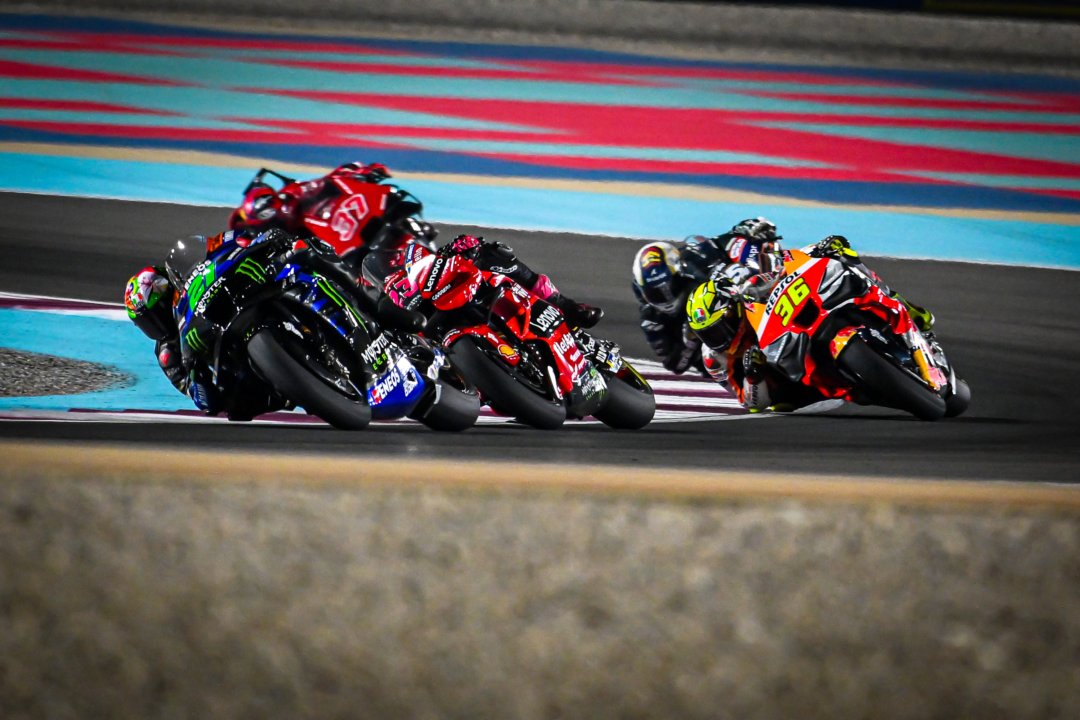 Quartararo Muscles His Way to Seventh Place in Qatar Race | Yamaha Racing