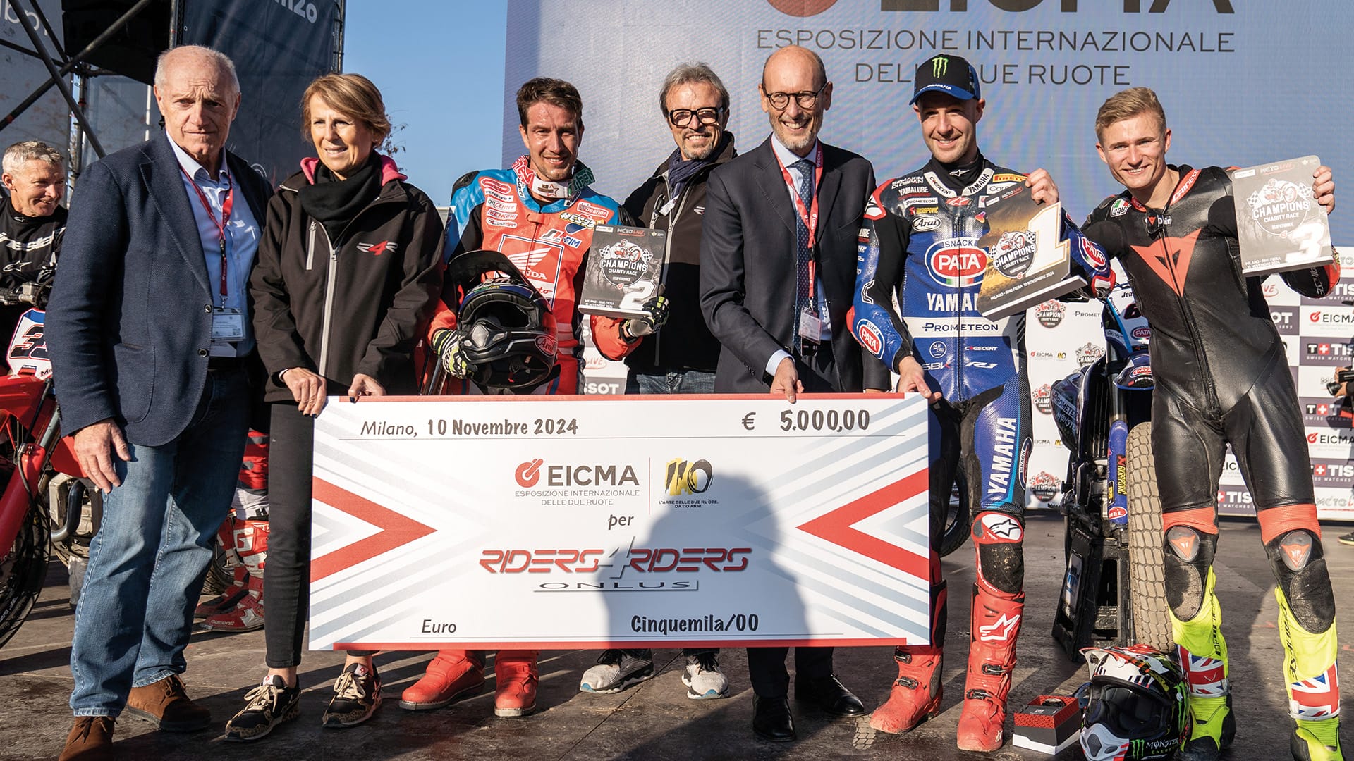 Victory for Rea in Champions Charity Race | Yamaha Racing