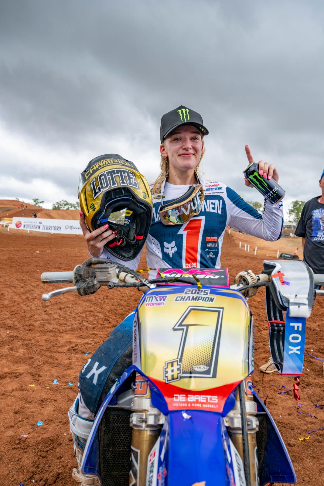 Lotte van Drunen Crowned 2025 WMX World Champion! | Yamaha Racing