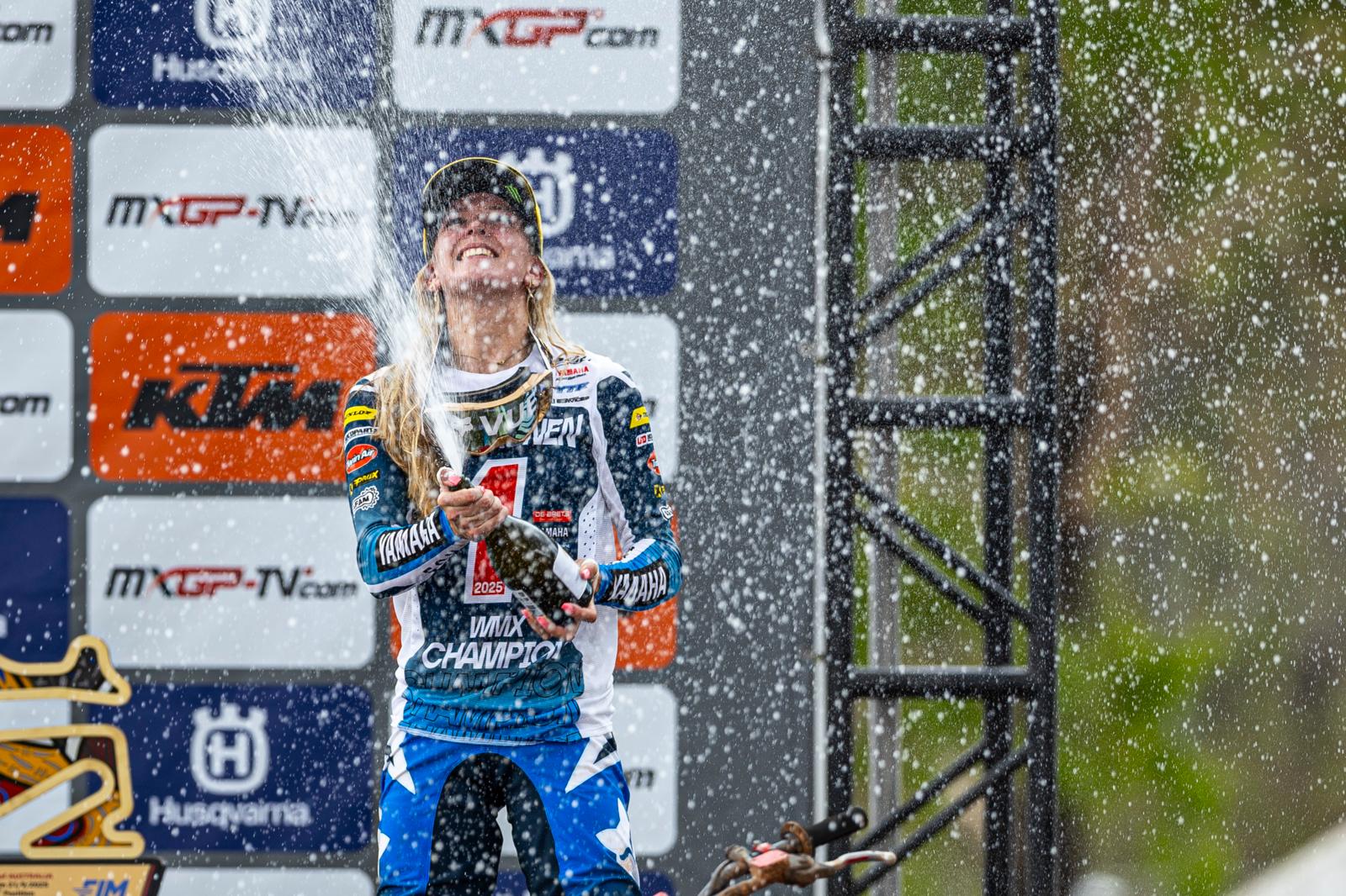 Lotte van Drunen Crowned 2025 WMX World Champion! | Yamaha Racing