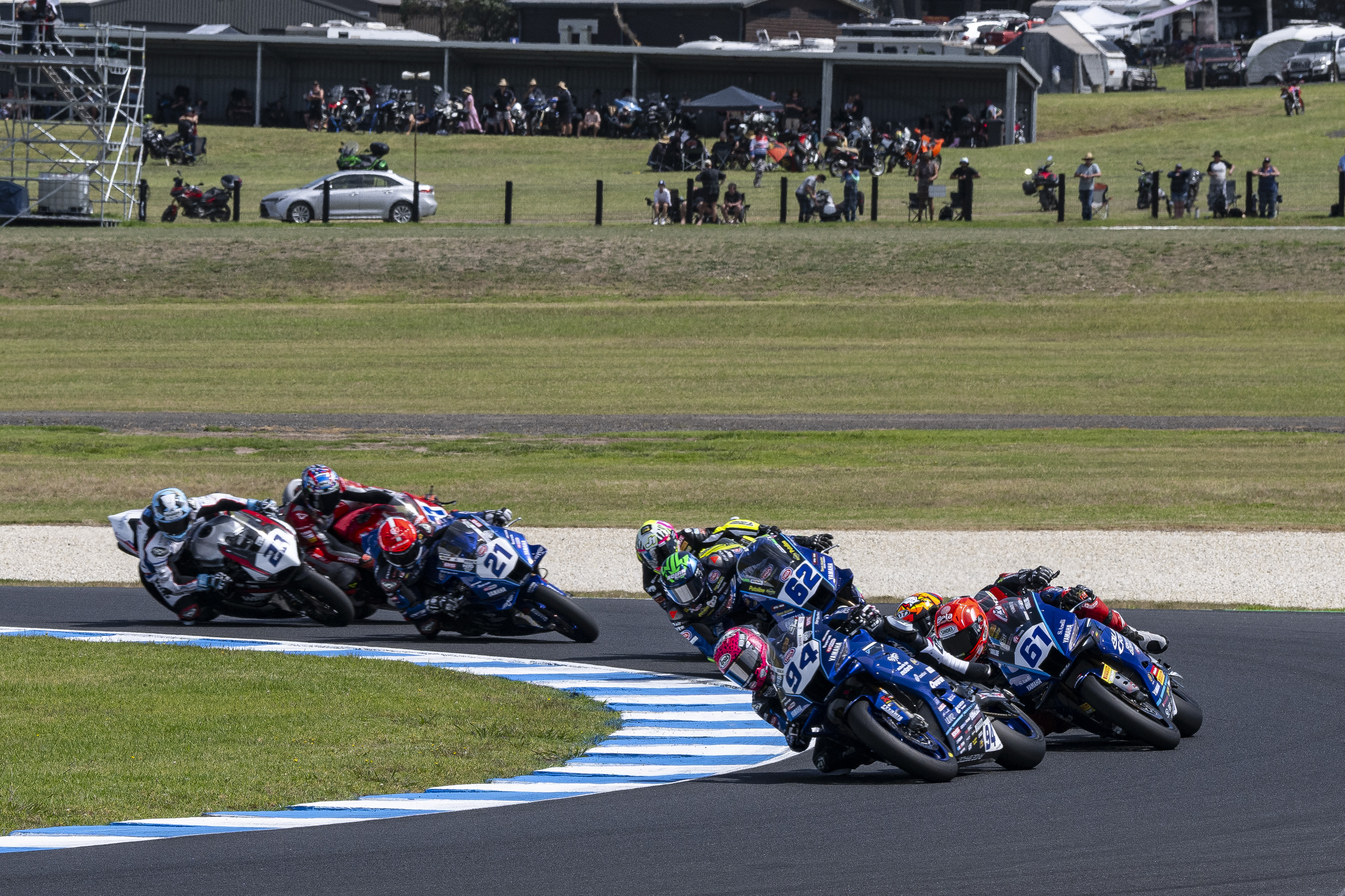 Race Win for Yamaha R9 on WorldSSP Debut as Manzi Victorious in Phillip ...
