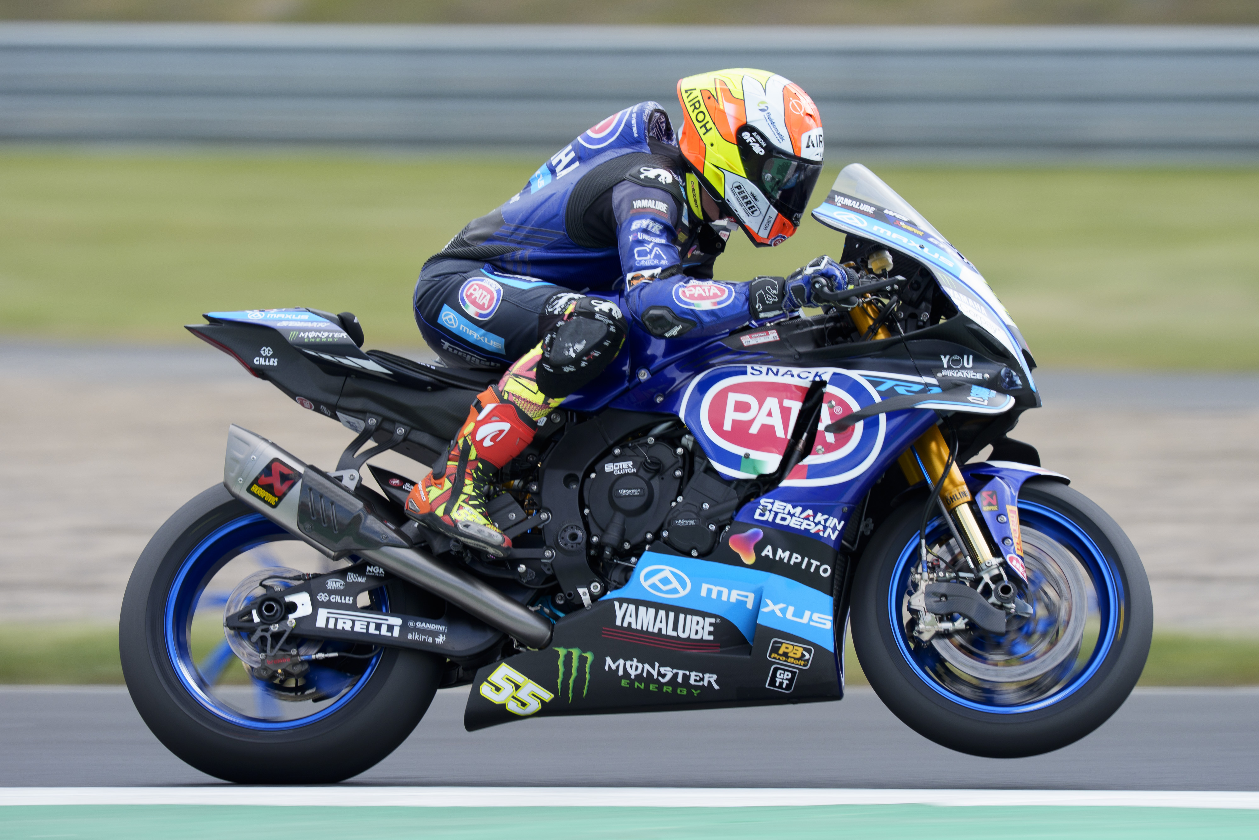 Changing Czech Conditions in Friday Free Practice for Pata Maxus Yamaha ...