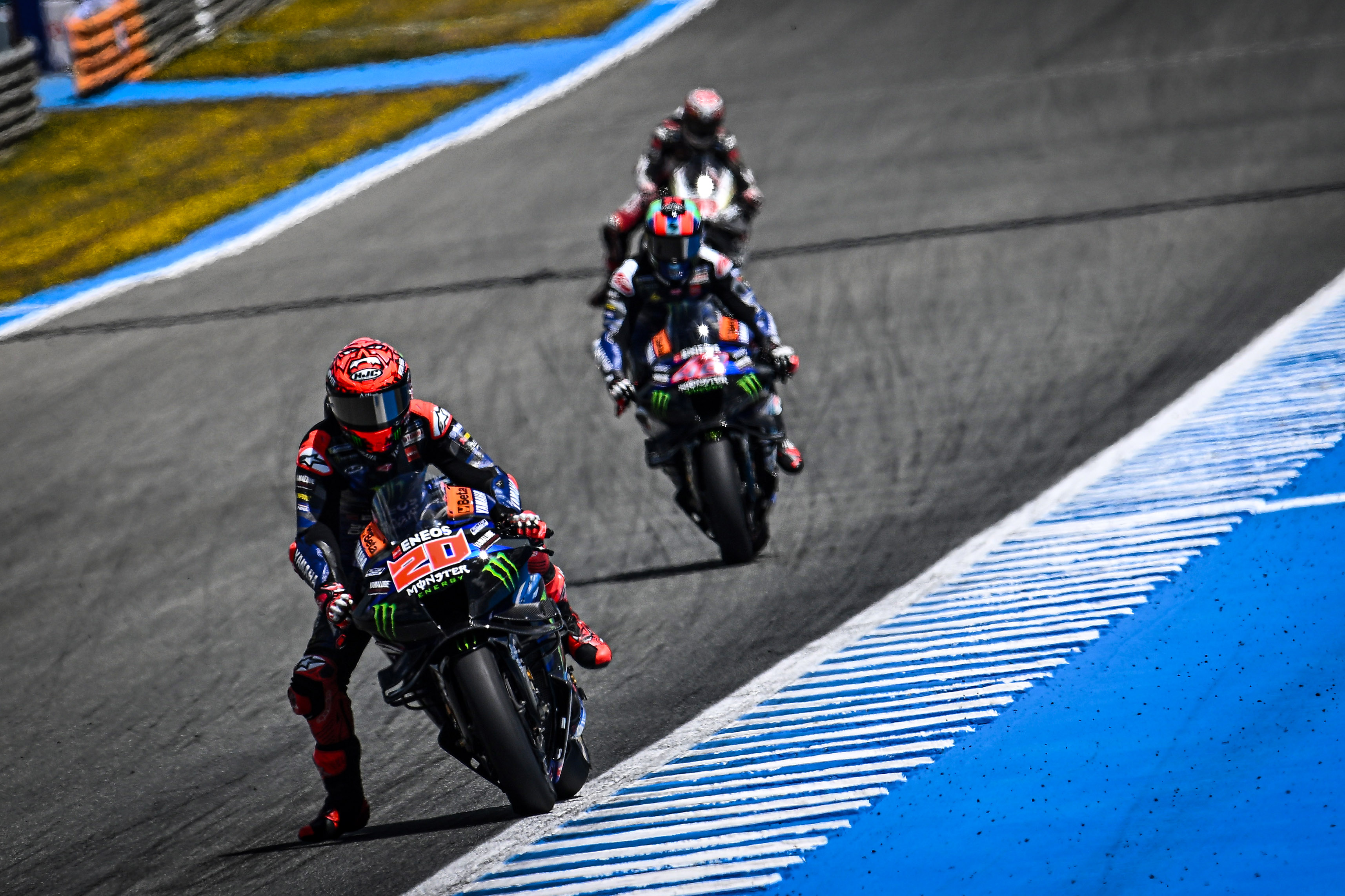 Monster Energy Yamaha MotoGP Duo Push to Points in Spanish GP Race ...