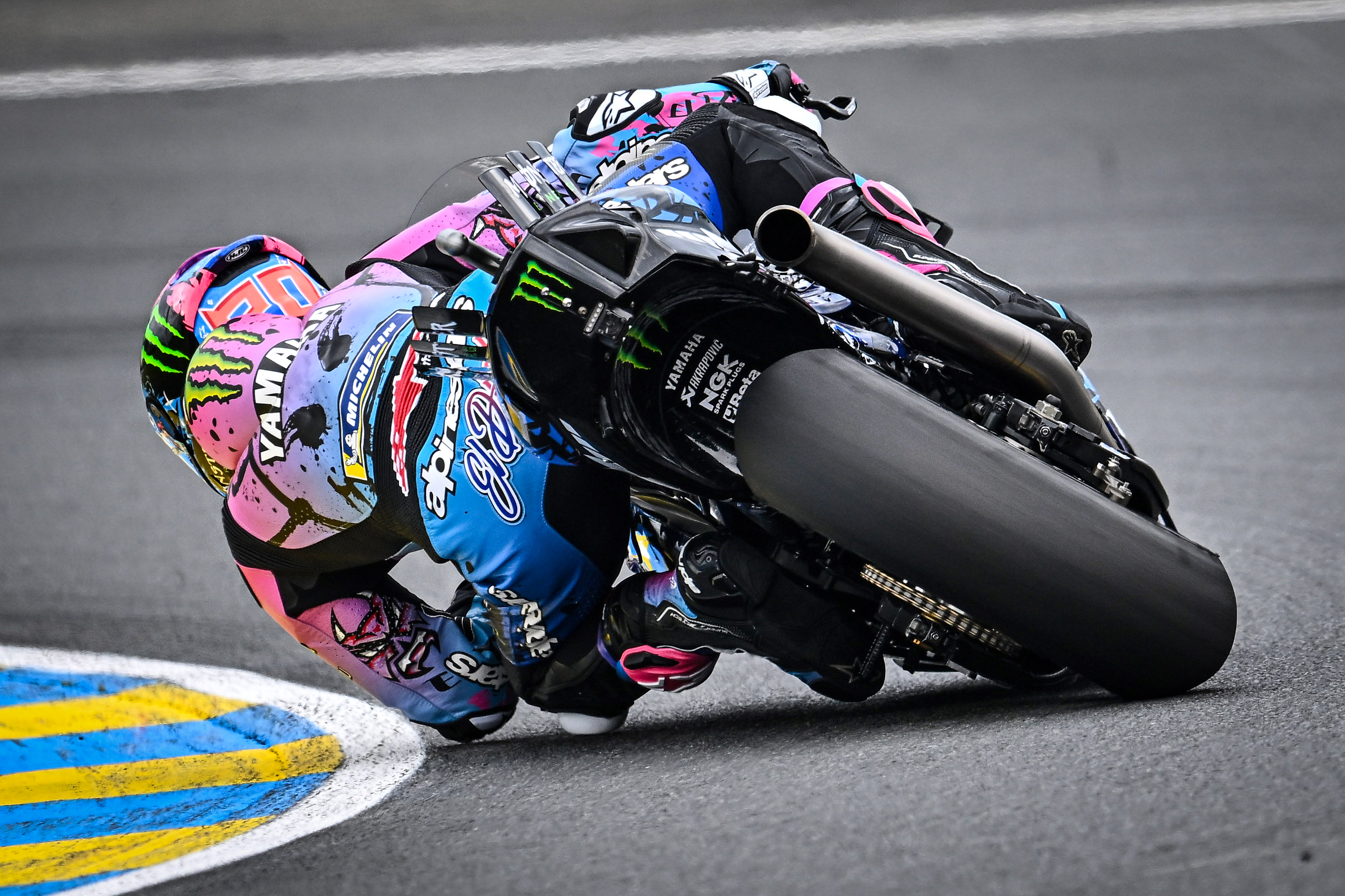Monster Energy Yamaha MotoGP Show Fighting Spirit in French GP Race ...