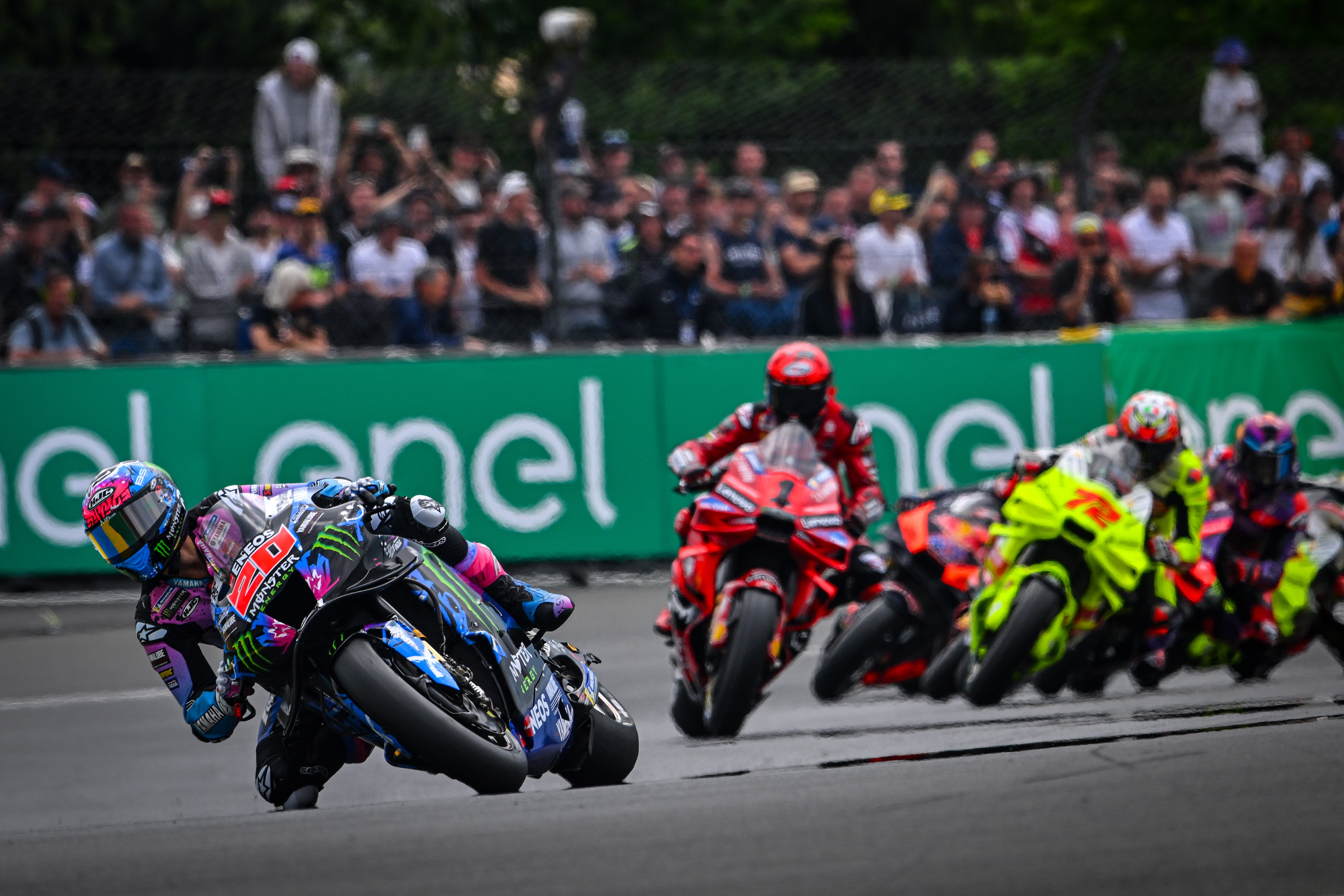 Monster Energy Yamaha MotoGP Show Fighting Spirit in French GP Race ...