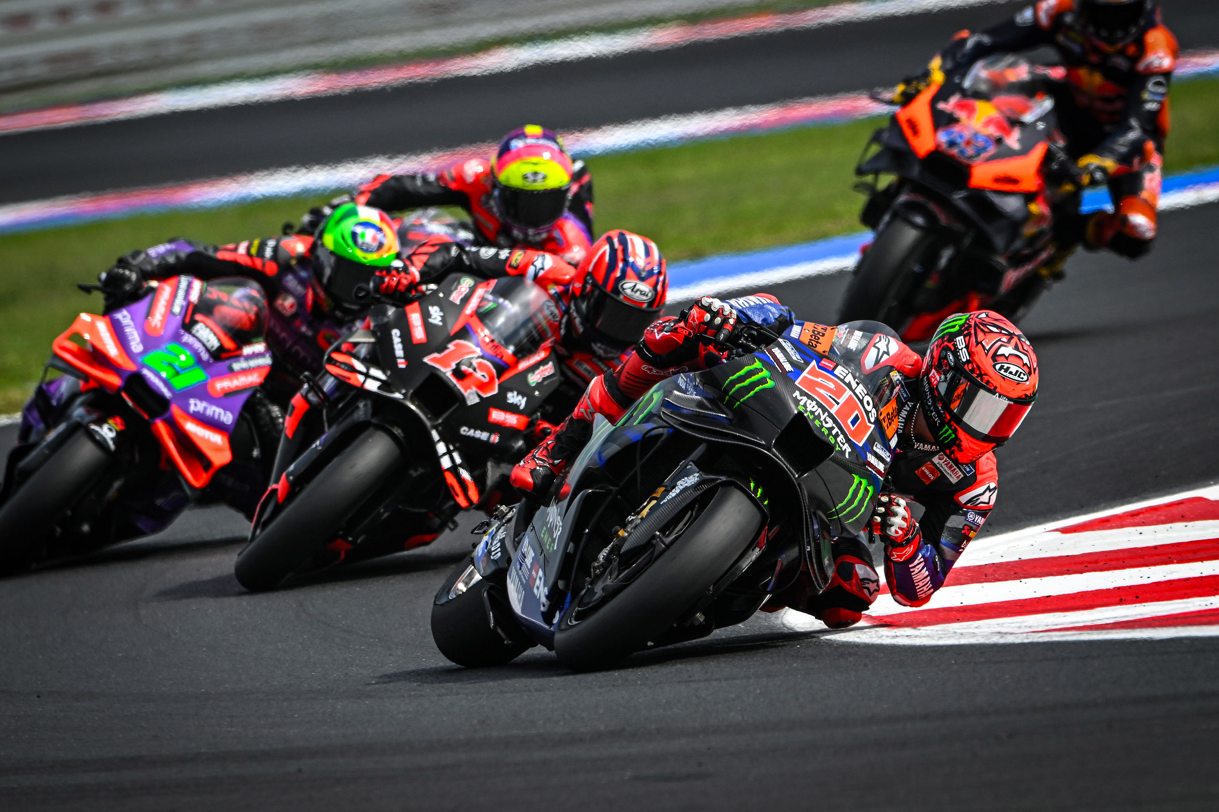 Quartararo Finishes Seventh after Pushing 100 Per Cent in Emilia ...