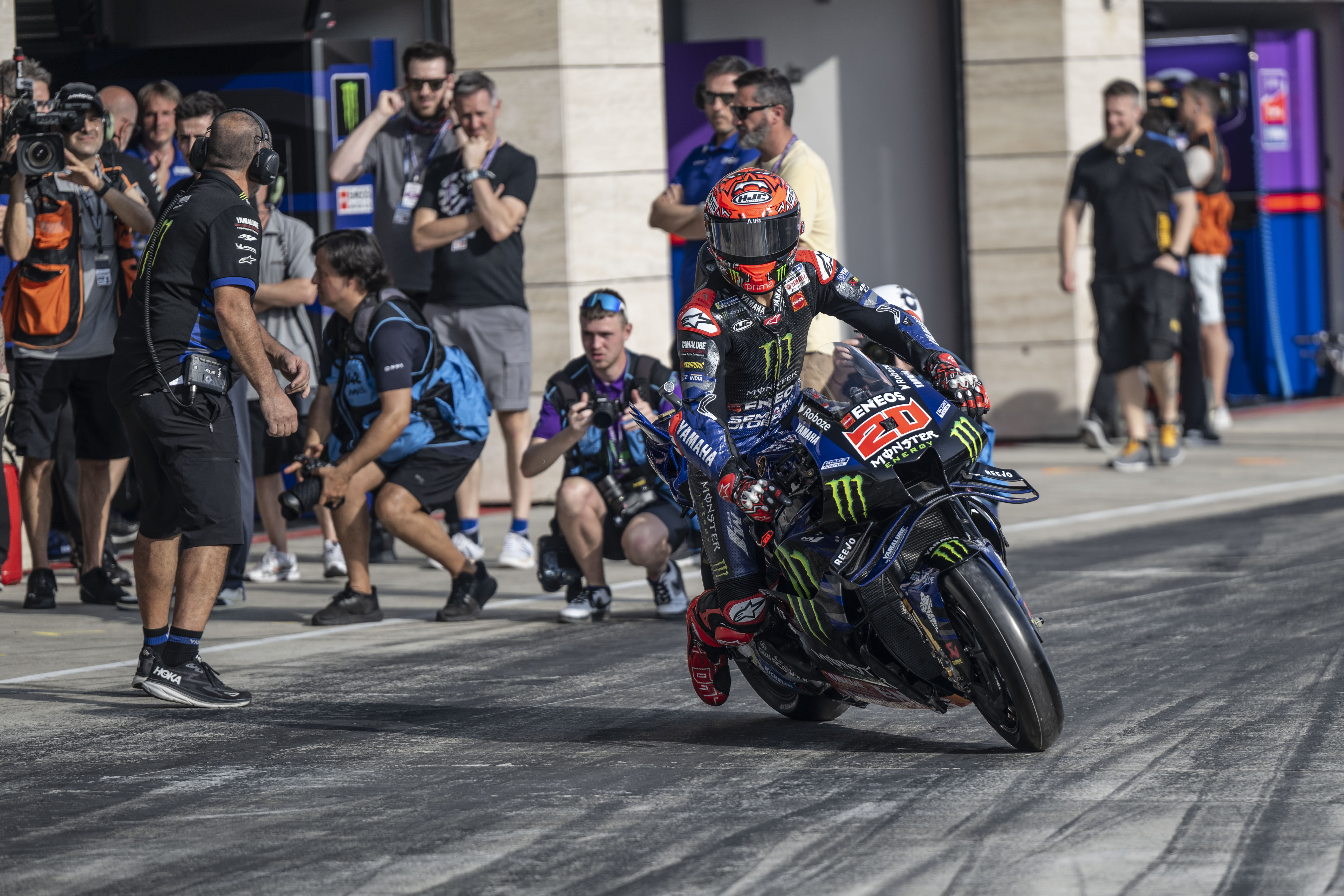 Quartararo Secures Q2 Placement on Qatar GP Friday | Yamaha Racing