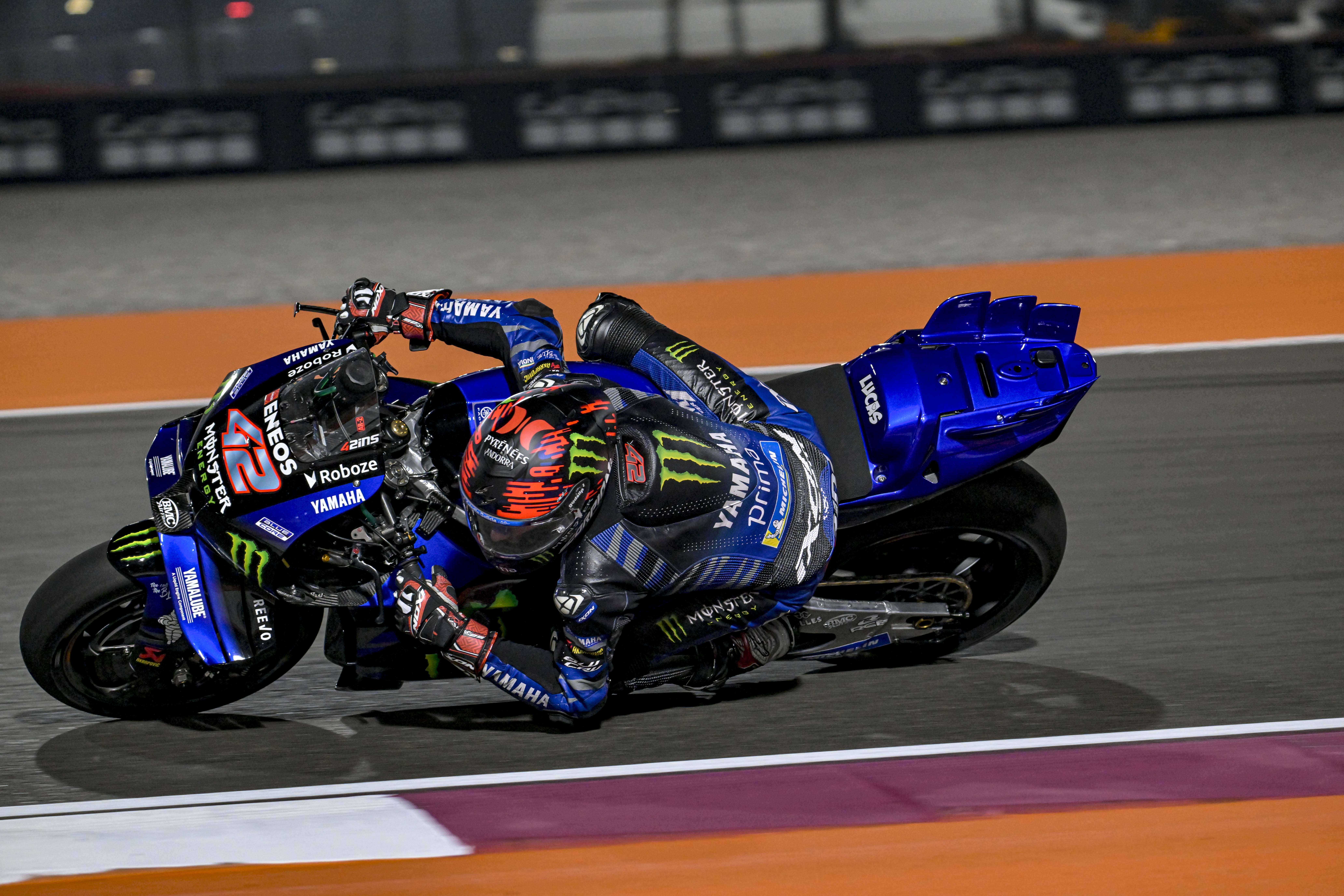 Quartararo Secures Q2 Placement on Qatar GP Friday | Yamaha Racing